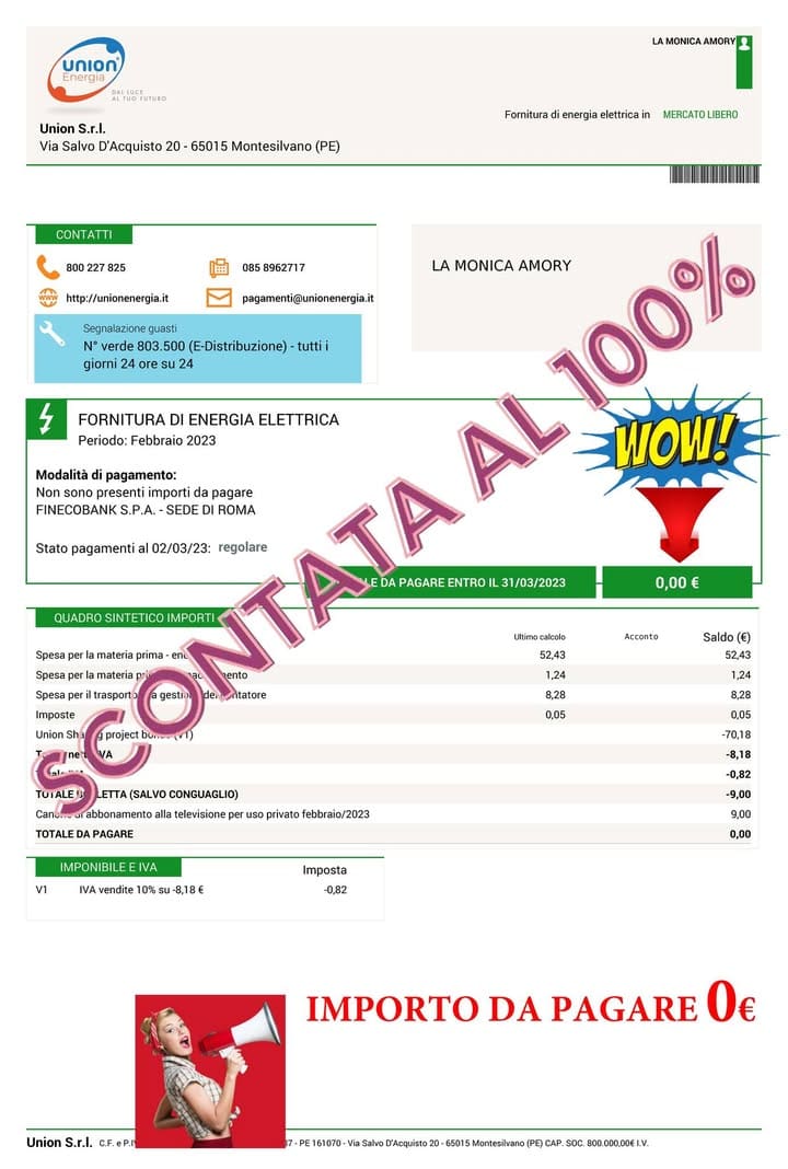 Ed ecco come ogni mese oramai le bollette di luce e gas interamente ...